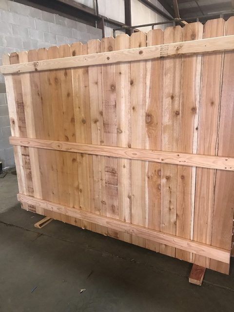 Western Red Cedar Fence Panels 5/8x6x6x8 - OKC Fence Panel Builder